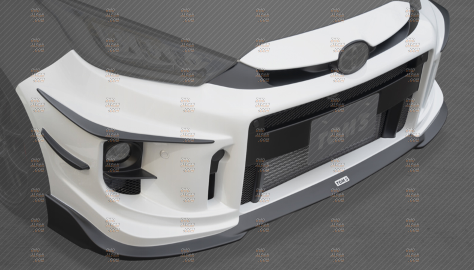 TOM'S Styling Parts Type TK Front Bumper Precious Black Non-Safety Sense Package - GR Yaris ...